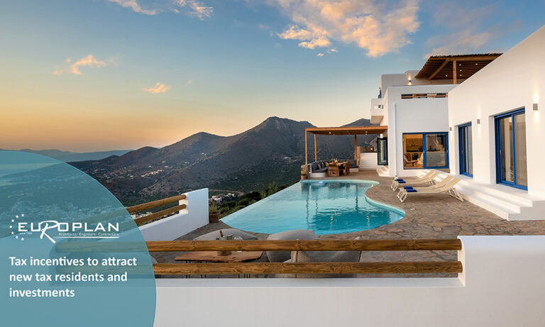 Tax Incentives in Greece 2023 | Europlan Constr. Company